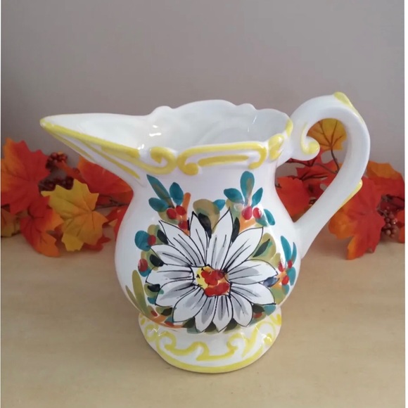 Lefton | Kitchen | Vintage Lefton Carafe Pitcher Made In Italy | Poshmark